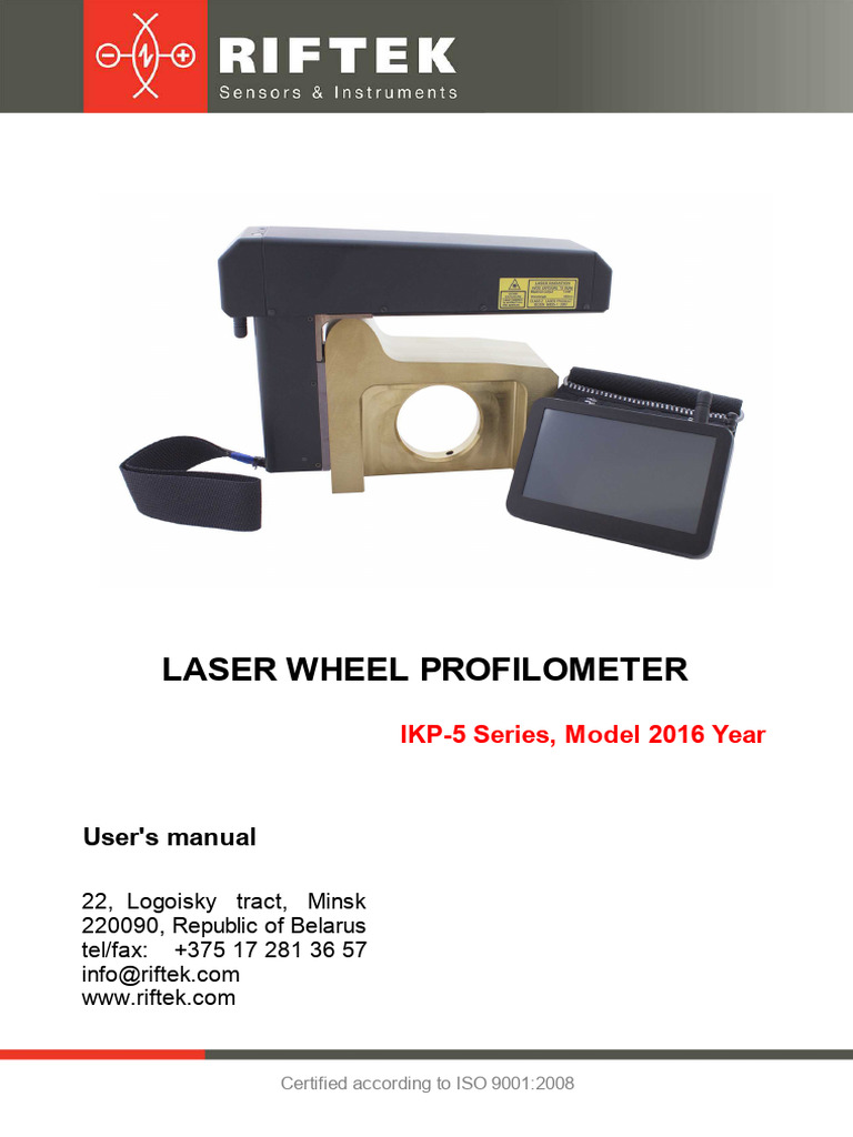 Railway Wheel Profile Gauge IKP Model 2016 Eng | PDF