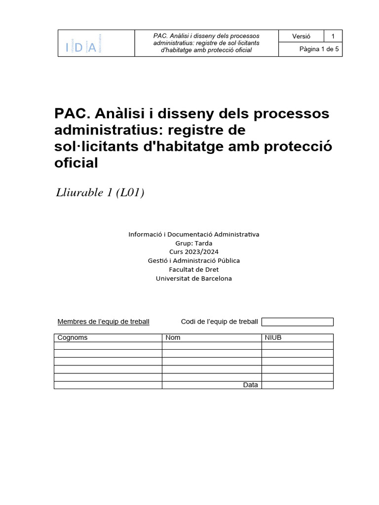 Gap Ida Pac l01 Plantilla 5 | PDF