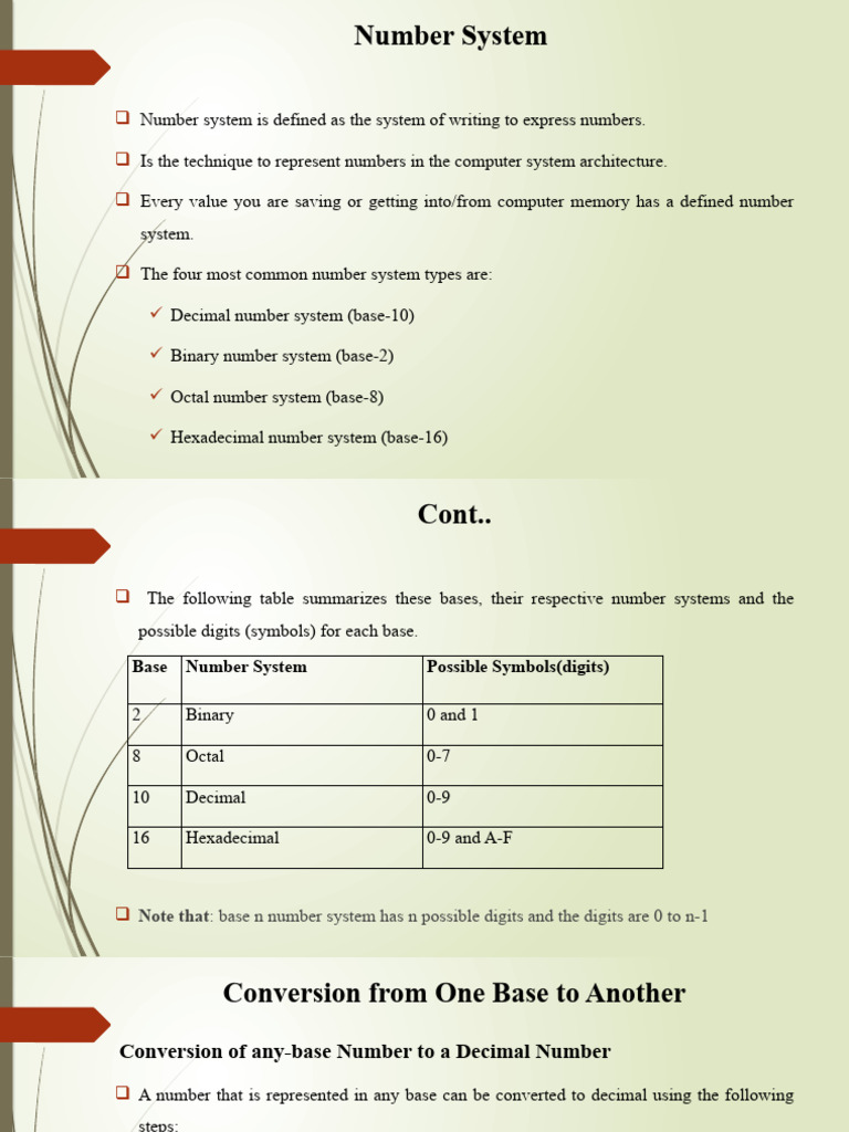 Number System | PDF | Mathematical Notation | Encodings