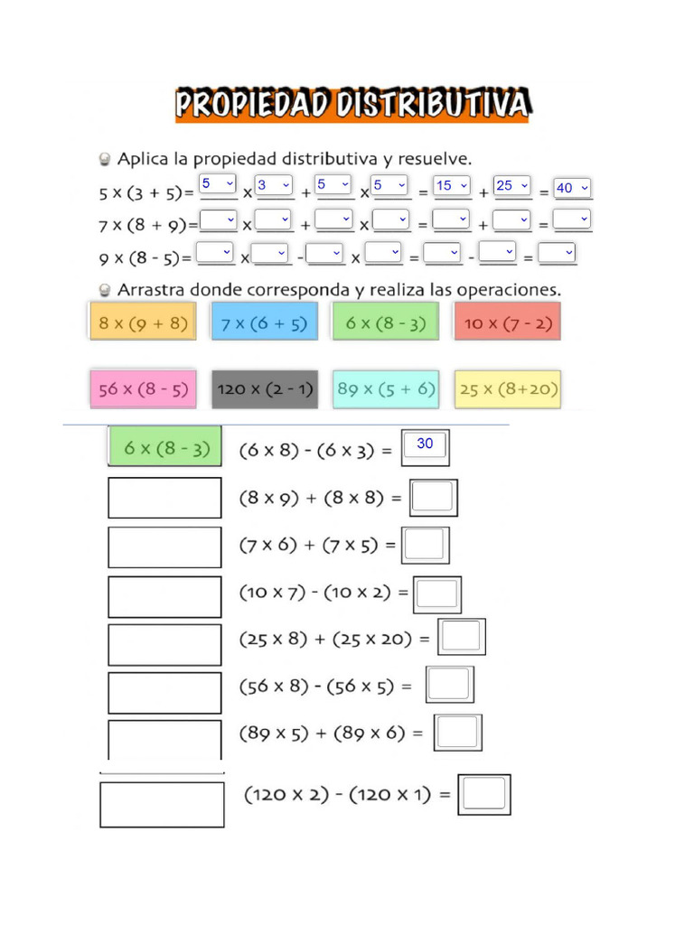 Ejercicios Prop Dist | PDF