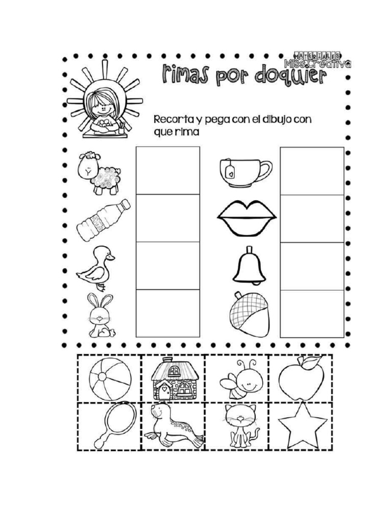 Conciencia Fonologica Rimas | PDF