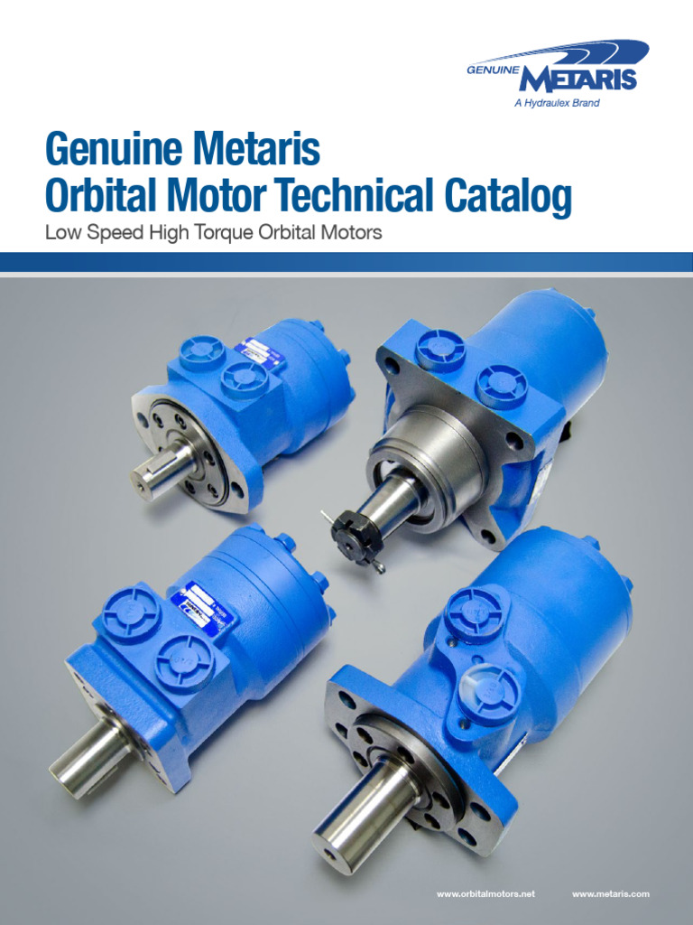 Metaris Orbital Motors TechnicalCatalog Web | PDF | Valve | Electric Motor