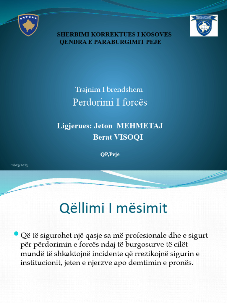 LIGJERATA - 8- Perdorimi i forces | PDF