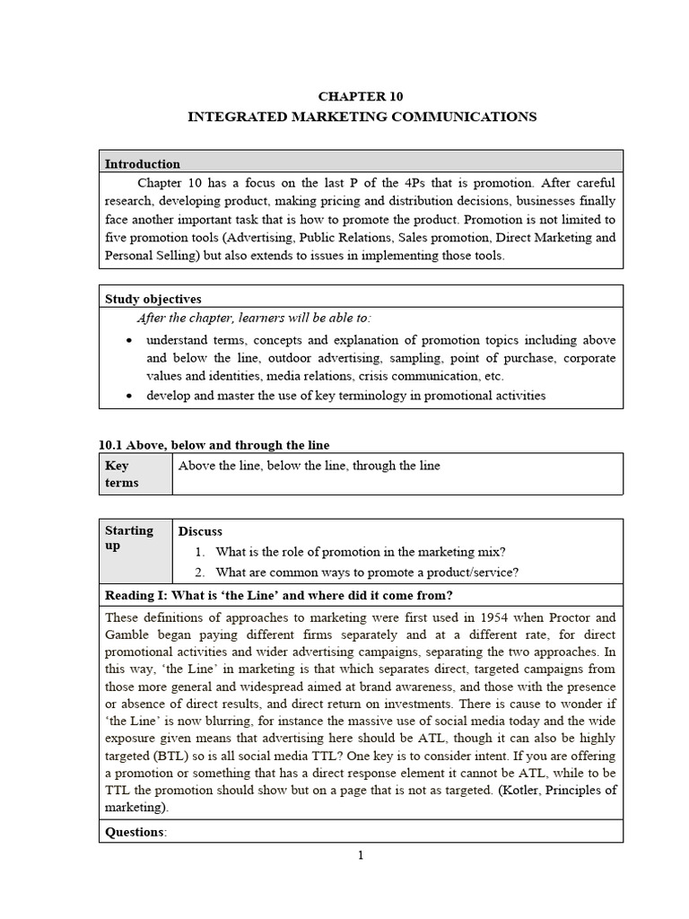 Chapter 10 Imc 27.9.21 | Download Free PDF | Marketing Communications | Advertising