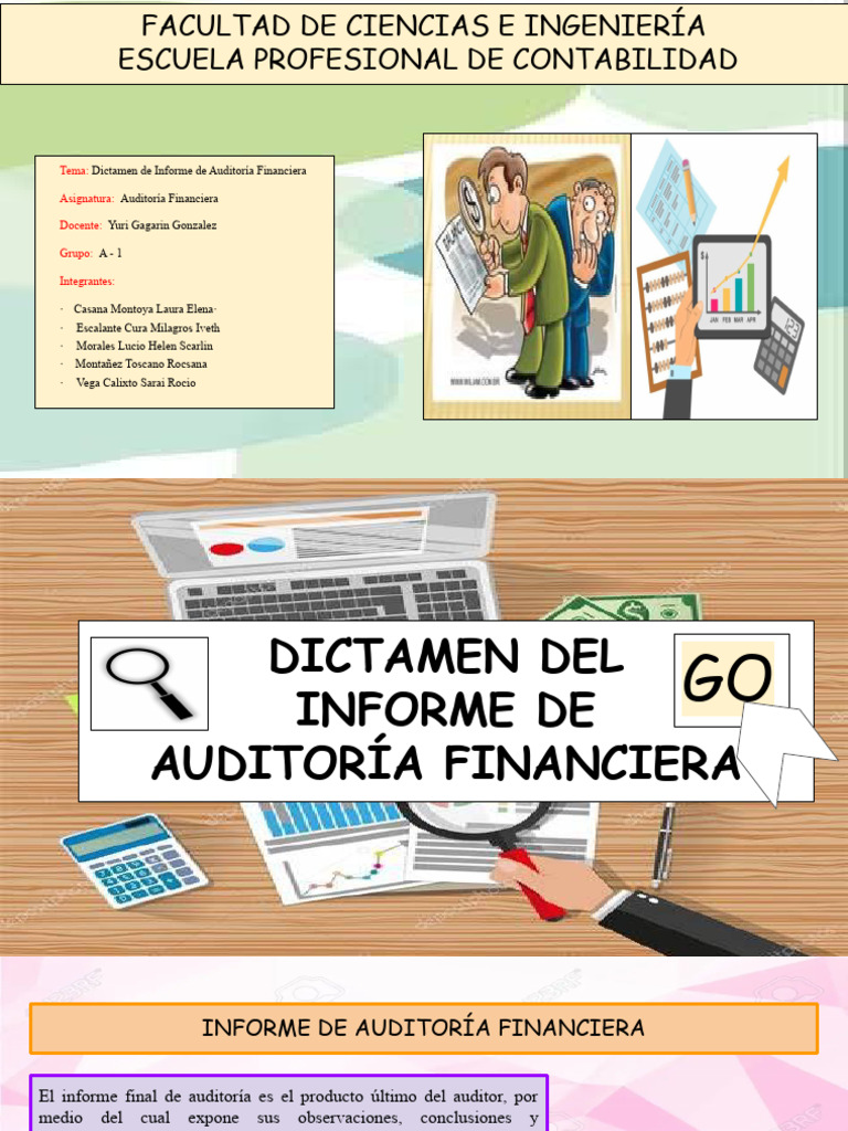 Informe de Auditoria - Exposicion - Grupo 1 | PDF | Auditoría | Contralor