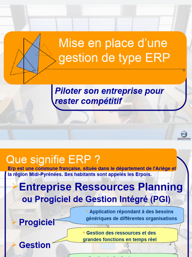 Erp 2 | PDF | Progiciel de gestion intégré | Informatique