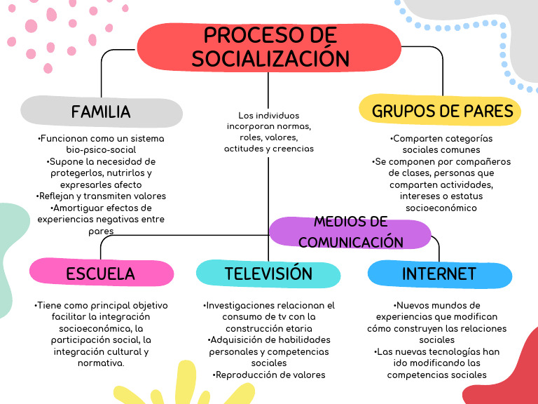 Mapa Conceptual Socialización | PDF