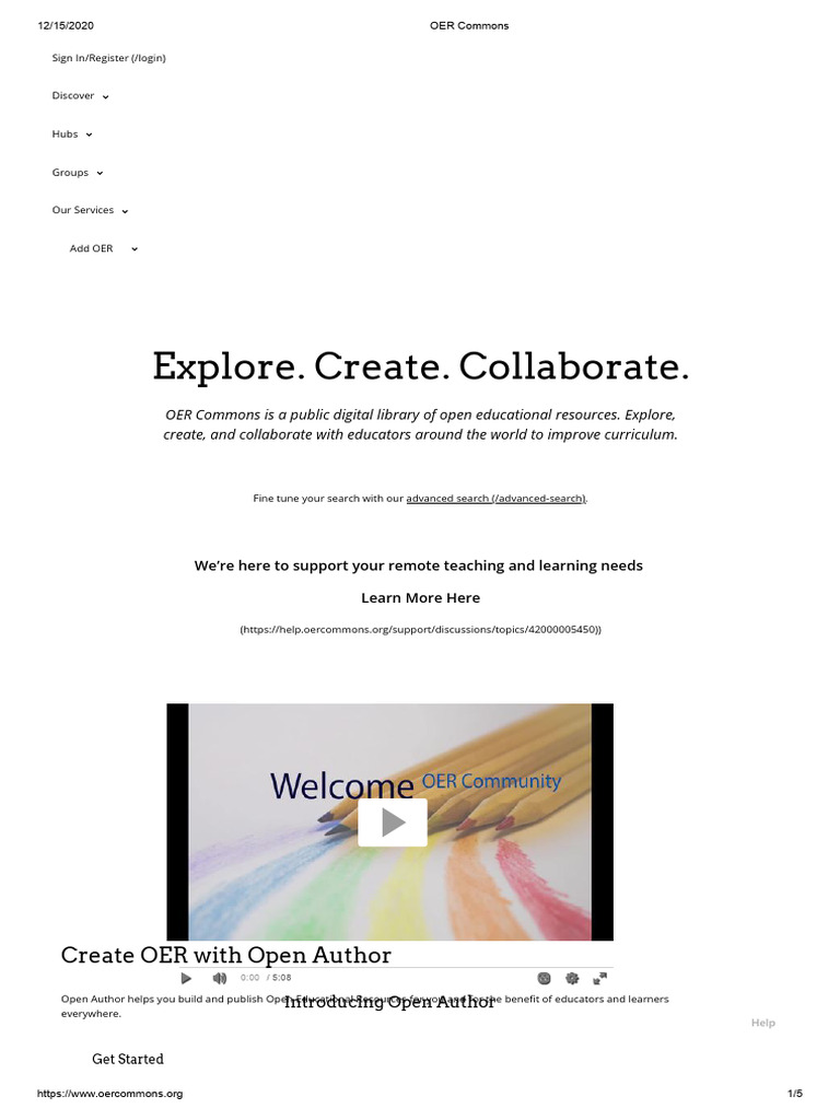 OER Commons | PDF | Behavior Modification | Learning