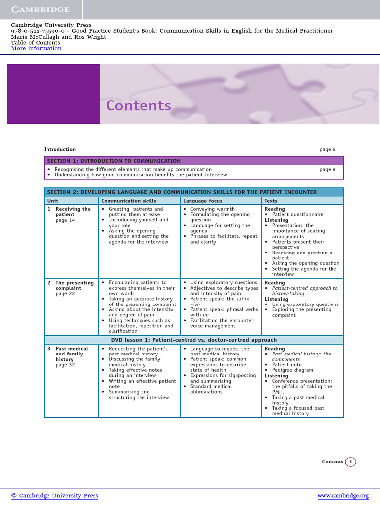 Good Practice Upper Intermediate Students Book Table of Contents | PDF ...