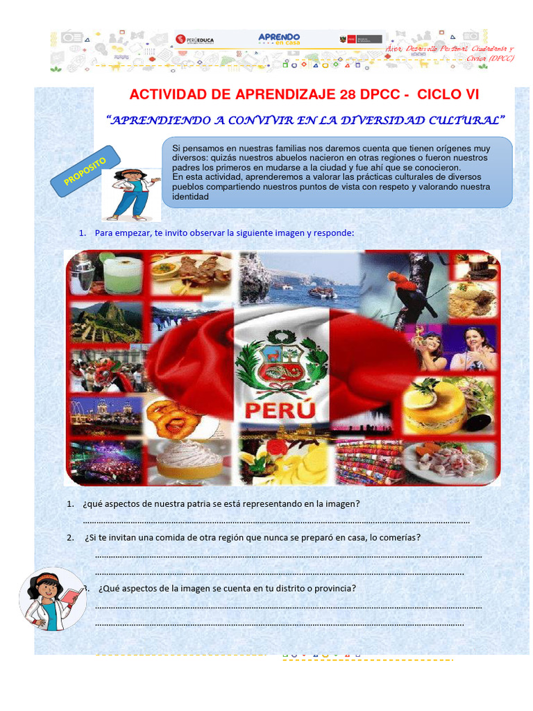 Aprendiendo a Convivir en Diversidad Cultural | PDF | Ciencias sociales ...