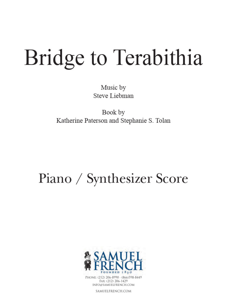 Bridge To Terabithia (SF Piano-Synthesizer) | PDF | Art