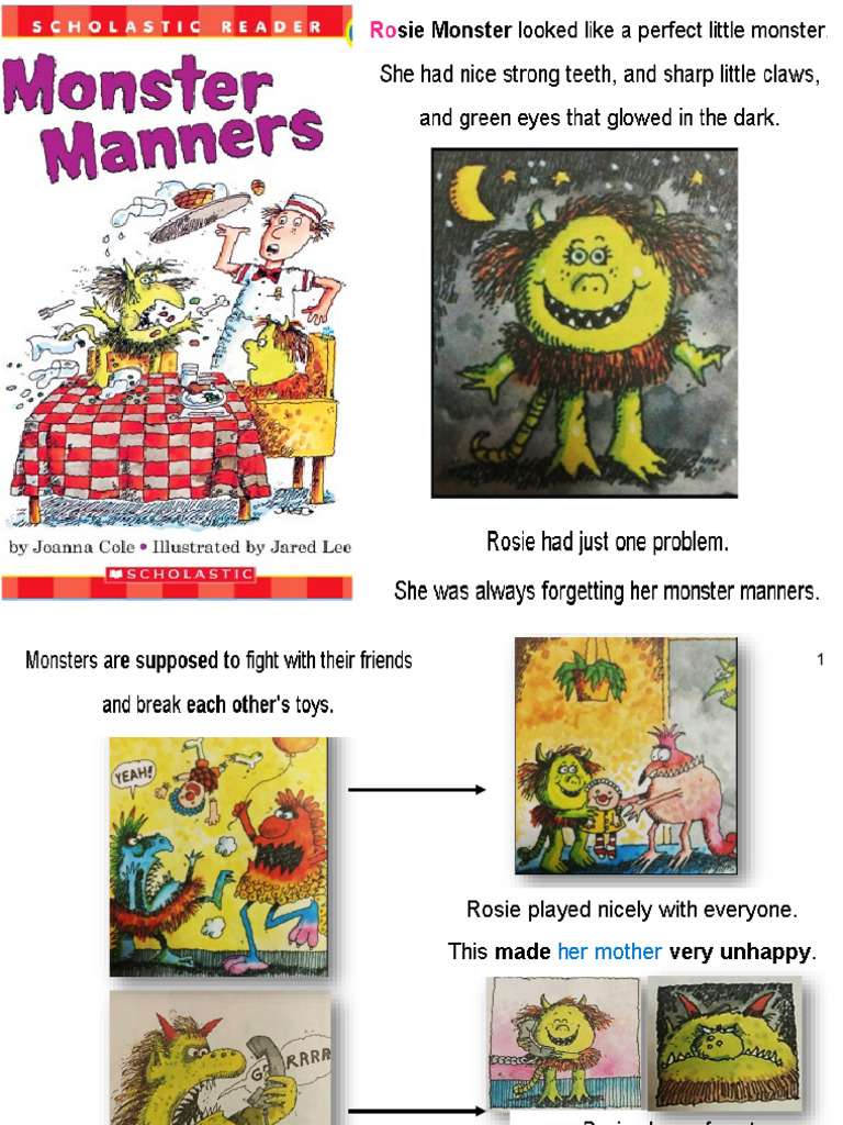 MONSTER MANNERS by Joanna Cole | PDF