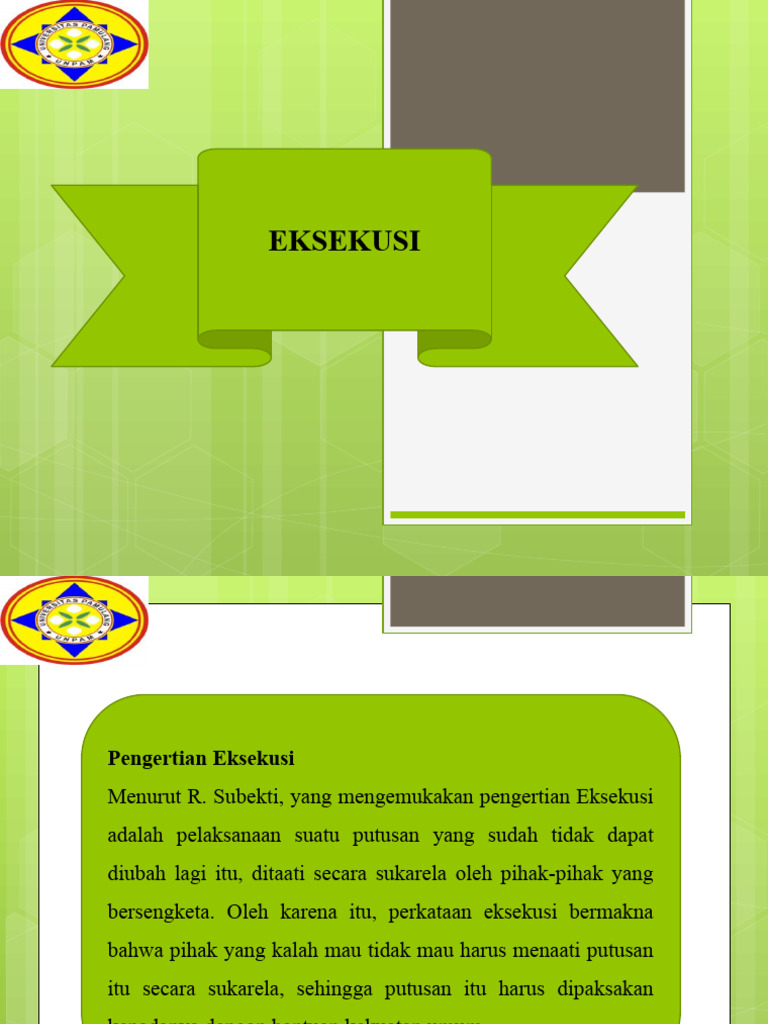 Presentasi Hukum Acara Perdata 18 Reg. A | PDF
