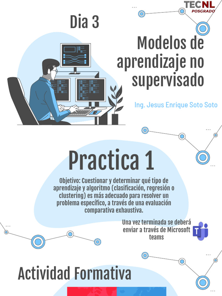 Dia 3 - Modelos de Aprendizaje No Supervisado | PDF