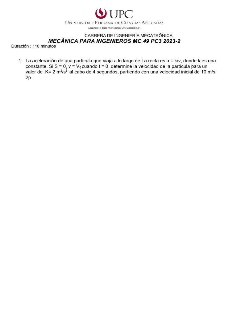 PC3 2023 2 V Enunciado | PDF