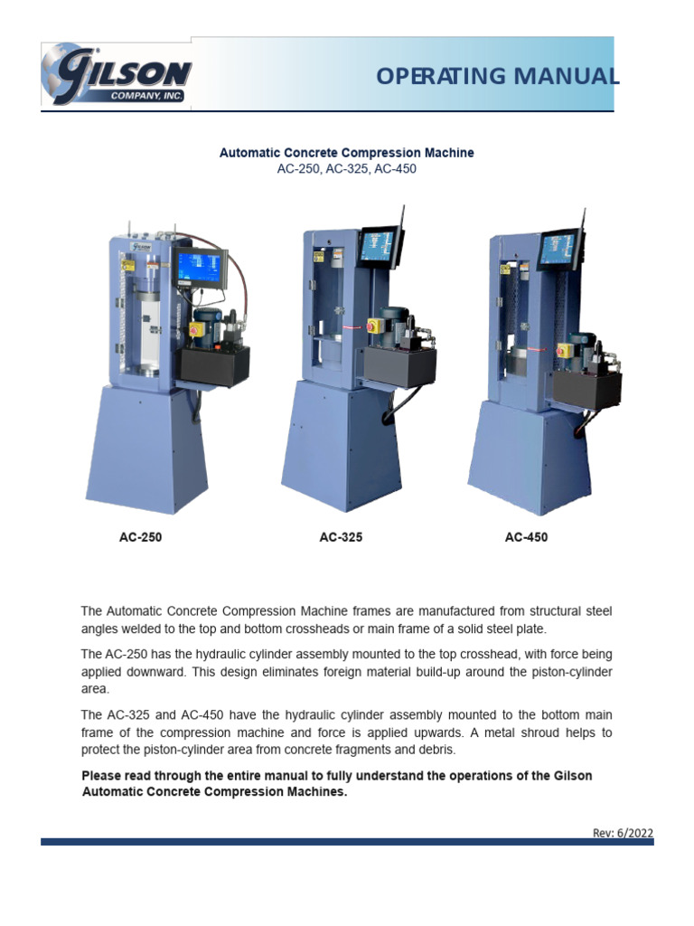 Automatic Concrete Compression Machines | PDF | Electrical Connector ...