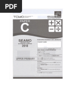 Math Olympiad International Competition Preparation Paper B (Seamo 2016 ...