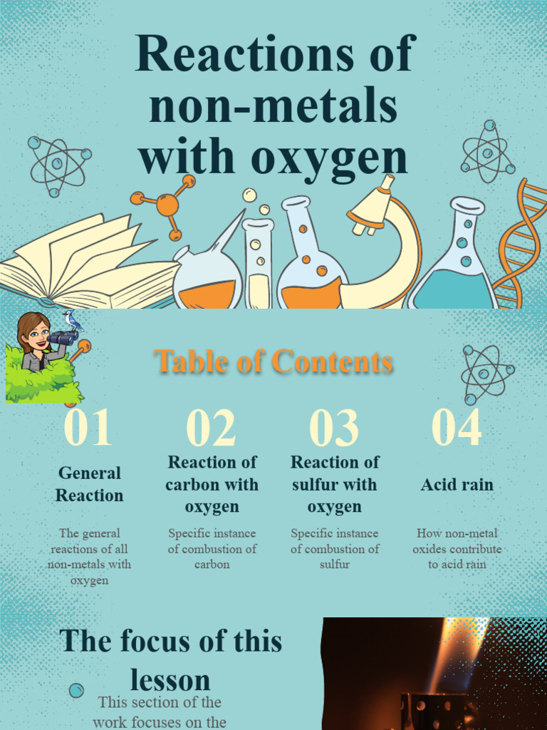 Reactions of Non-Metals With Oxygen | Download Free PDF | Oxide ...