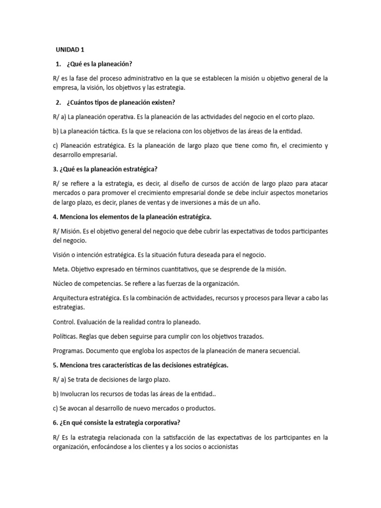Preguntas de La Guia Didactica Unidad 1 y 2 | PDF | Presupuesto ...