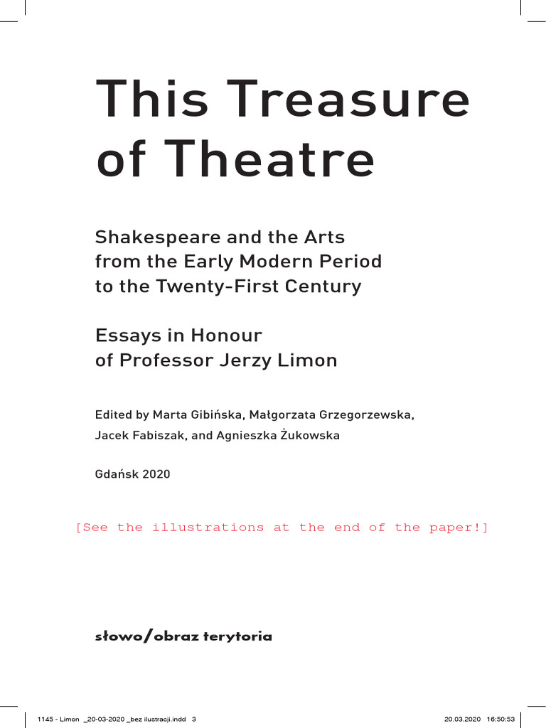 Shakespeare's Theatre Legacy | PDF | Social Science | Art