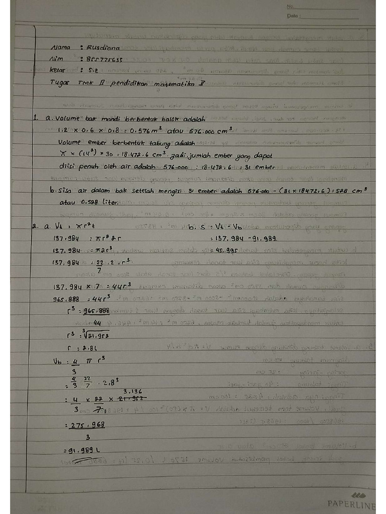 TMK 2 Matematika | PDF