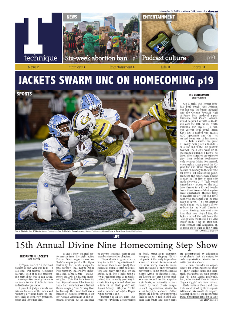 Volume 109, Issue 13 | PDF | Cost Of Living | Fraternities And Sororities