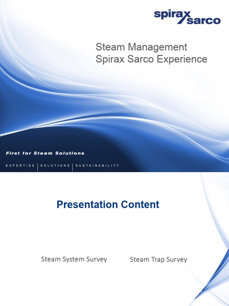 Steam Management (Spirax Sarco) | PDF | Leak | Steam
