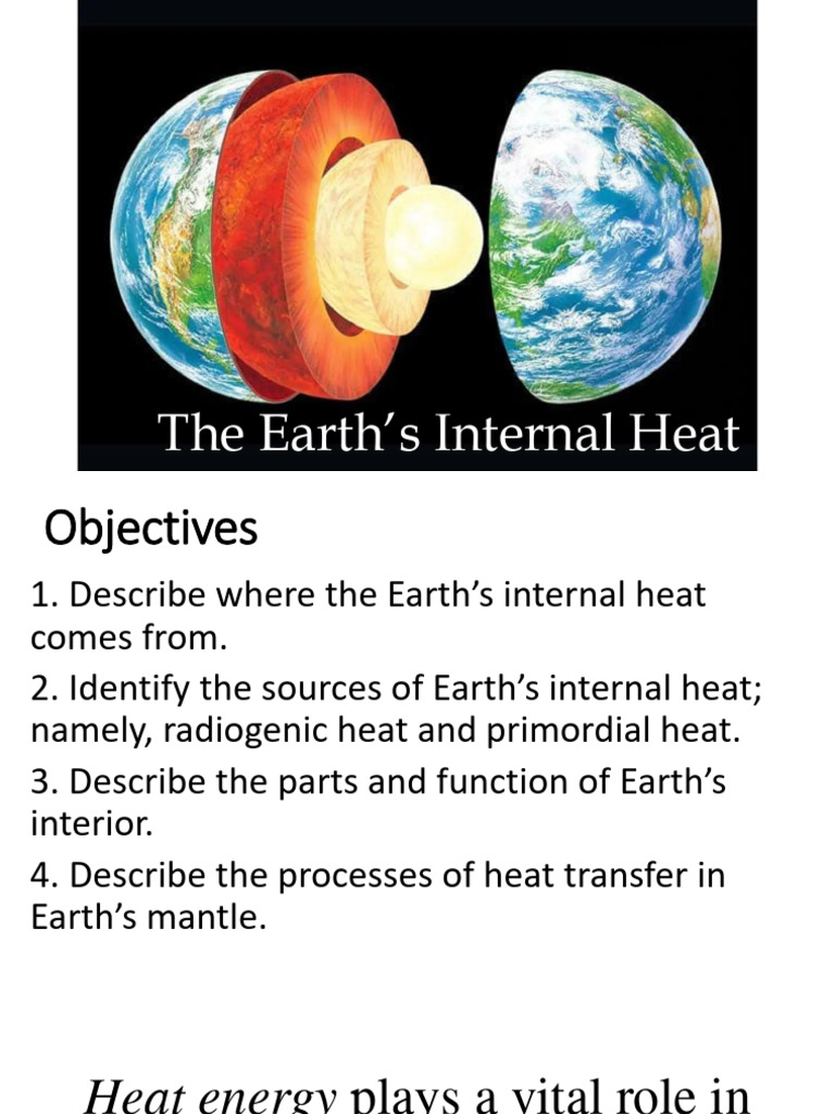 The Earths Internal Heat | PDF | Earth | Planetary Core