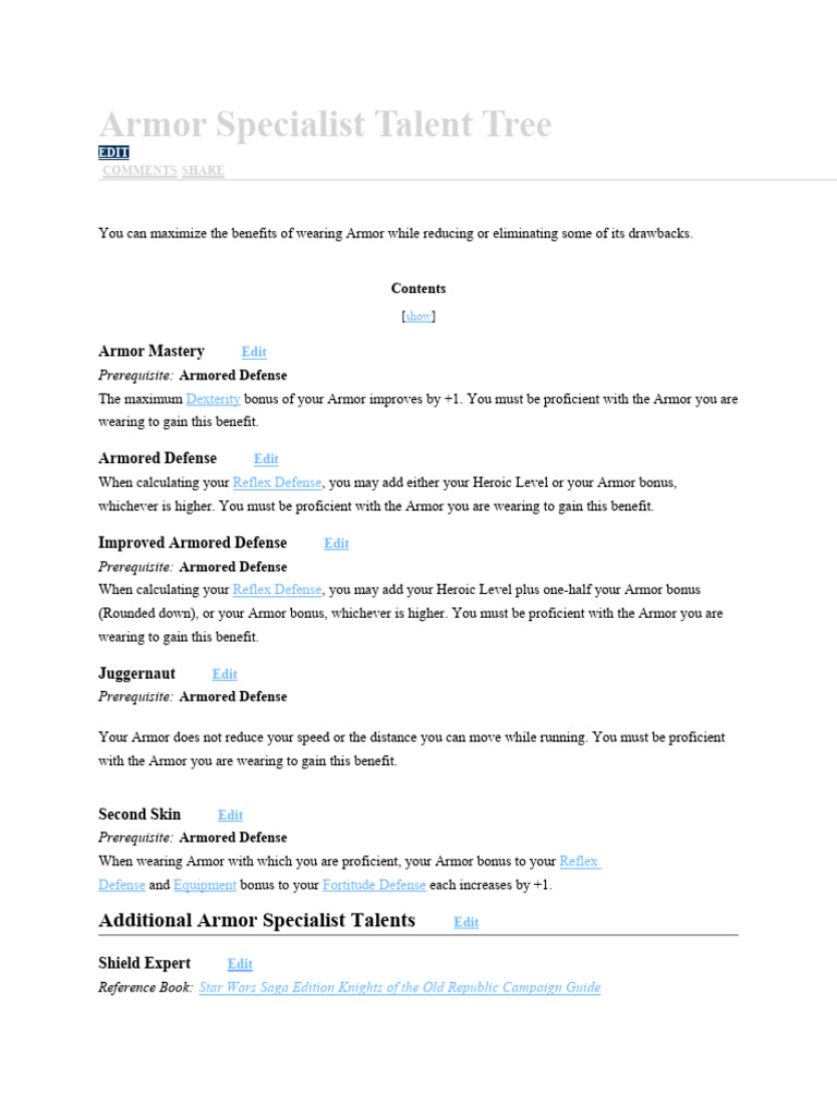 Talent Trees | PDF | Military