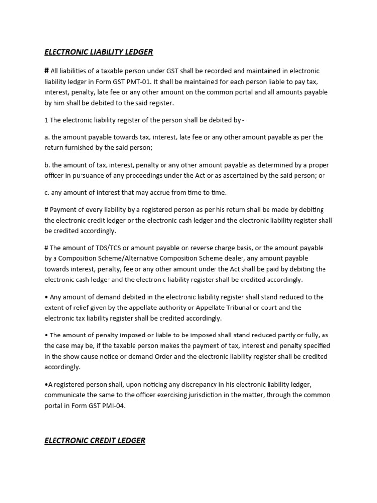 Electronic Liability Ledger | PDF | Payments | Banks