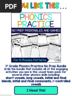 Decodable Fluency Passages | PDF | Classroom | Phonics