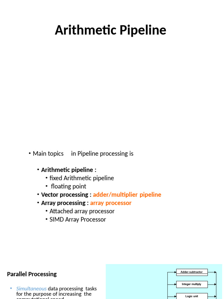 Arithmatic Pipline Unit-3 | PDF | Central Processing Unit | Computer Science