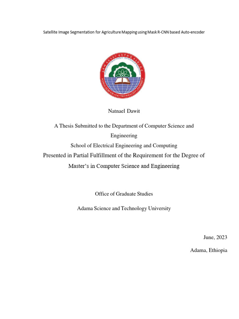 Final Nati Thesis - New | PDF | Image Segmentation | Deep Learning