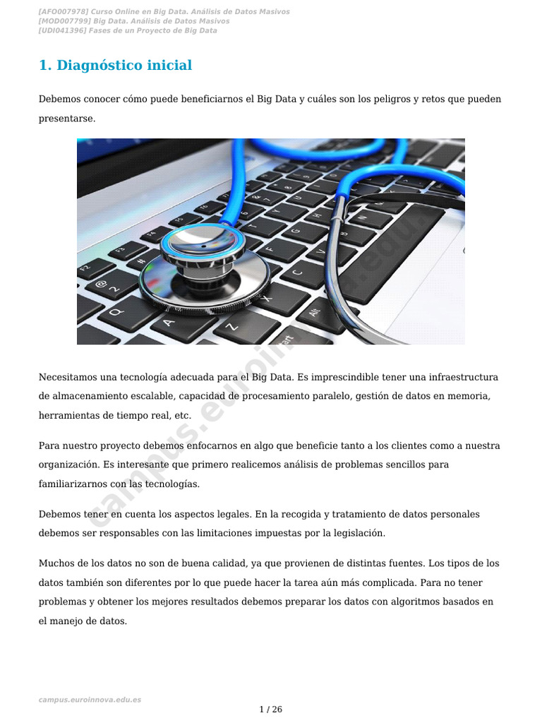 Fases de Un Proyecto de Big Data | Descargar gratis PDF | Big Data | Software