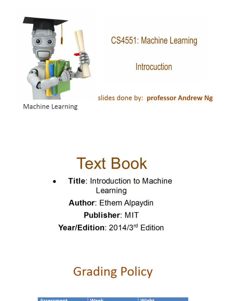 Lecture 1 Pdf Machine Learning Statistical Classification 8496