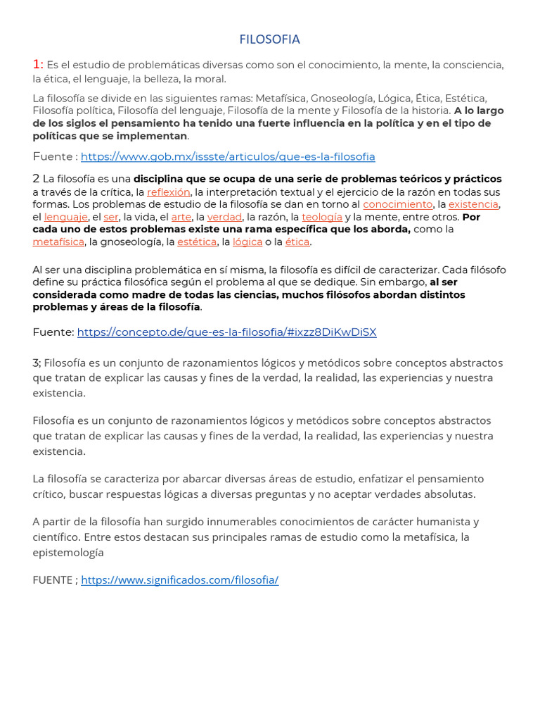 Filosofía, Ciencia y Mitos: Conceptos Clave | PDF | Science | Conocimiento