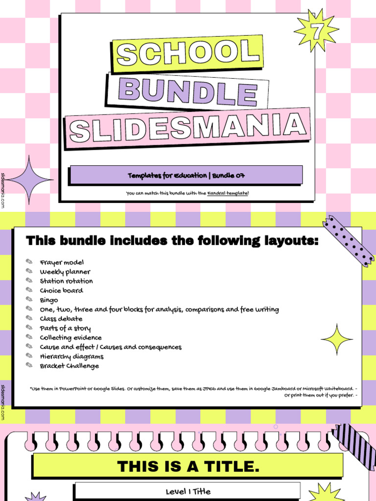Educational Template Bundle 07 | PDF | Computing