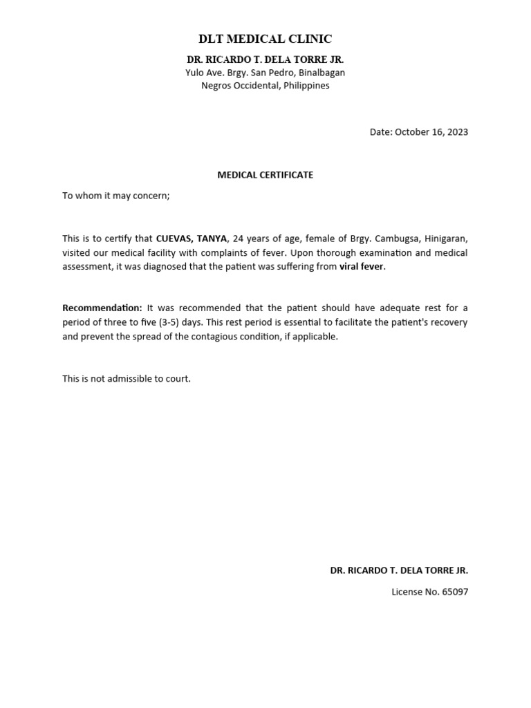 DLT Medical Clinic | PDF