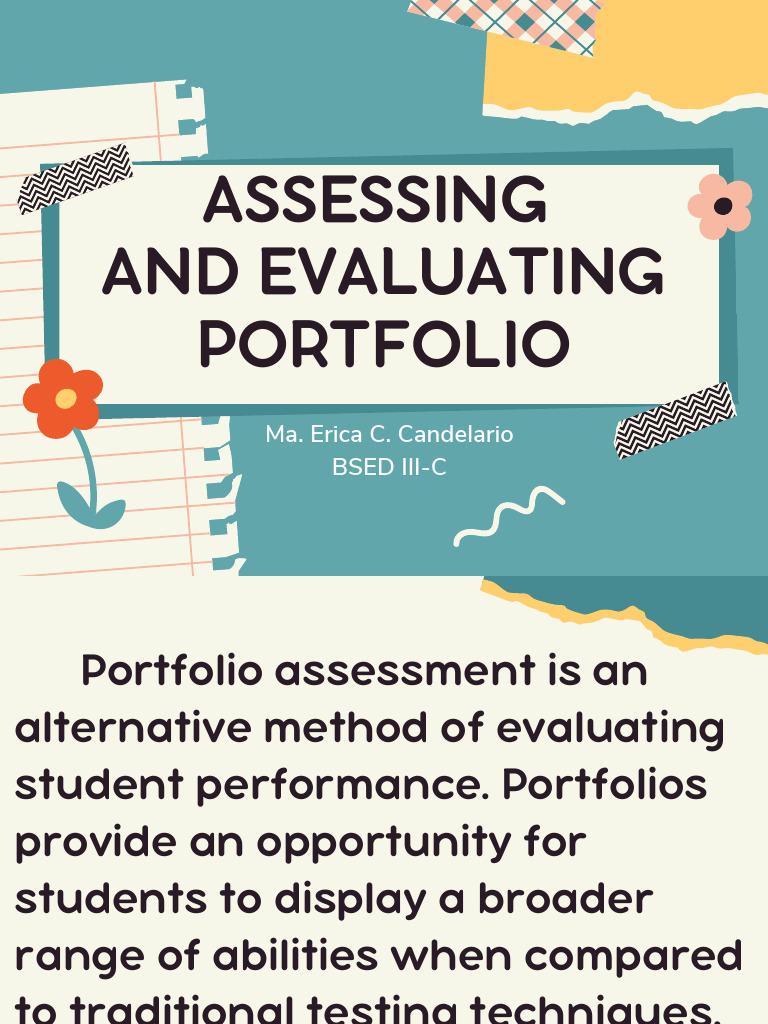 Evaluating Student Portfolios in Education | PDF | Educational ...