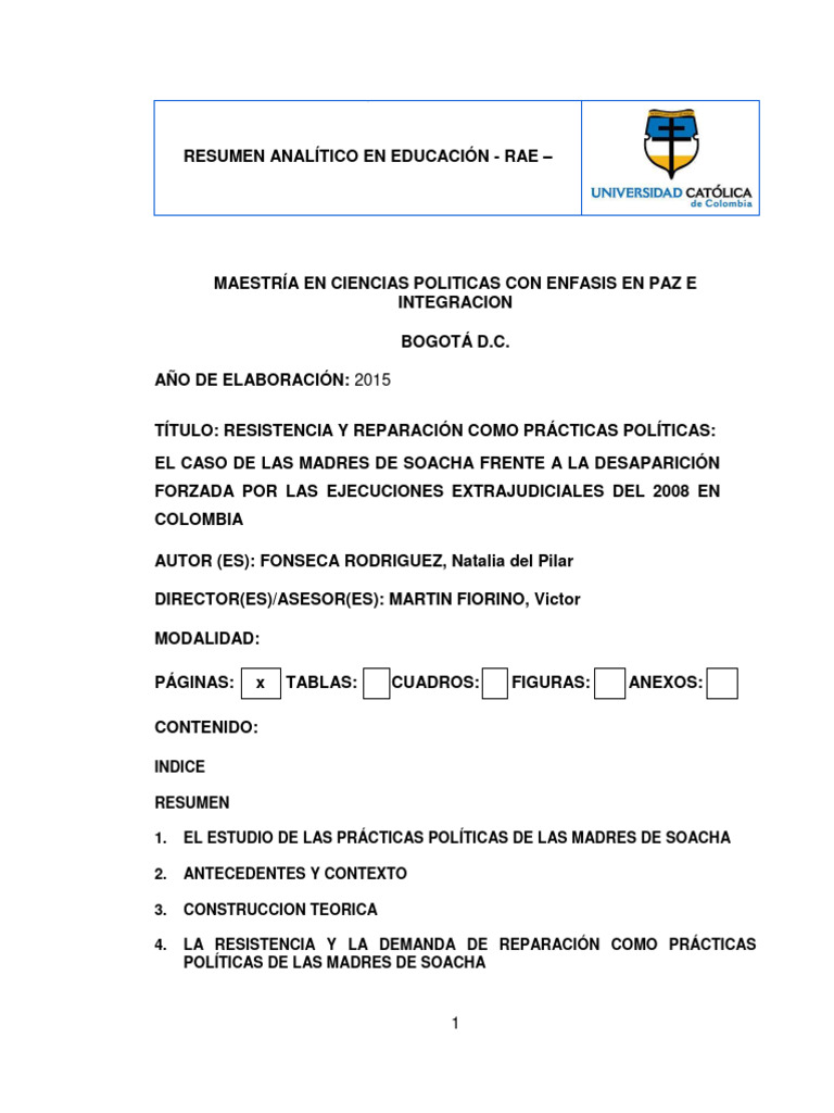 Modelo Rae Institucional | PDF | Estado (política) | Colombia