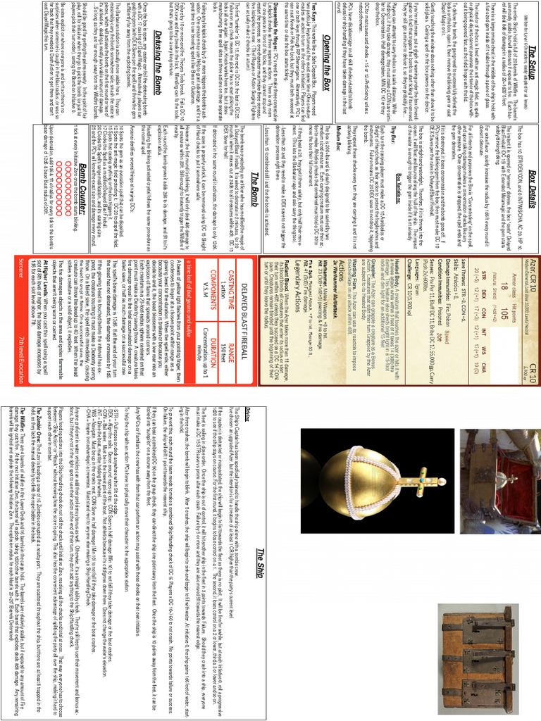 Boomboat DM Sheets | PDF | Bomb