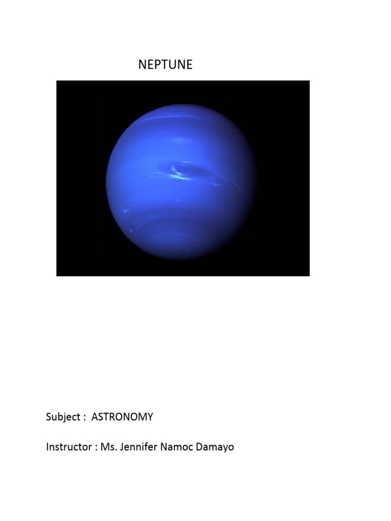 Neptune: Discovery and Characteristics | PDF | Neptune | Planets