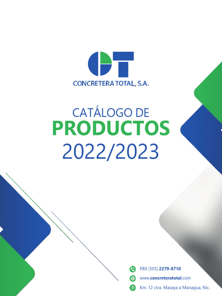 Catalogo Concretera Total 2023 | PDF | Materiales de construcción ...