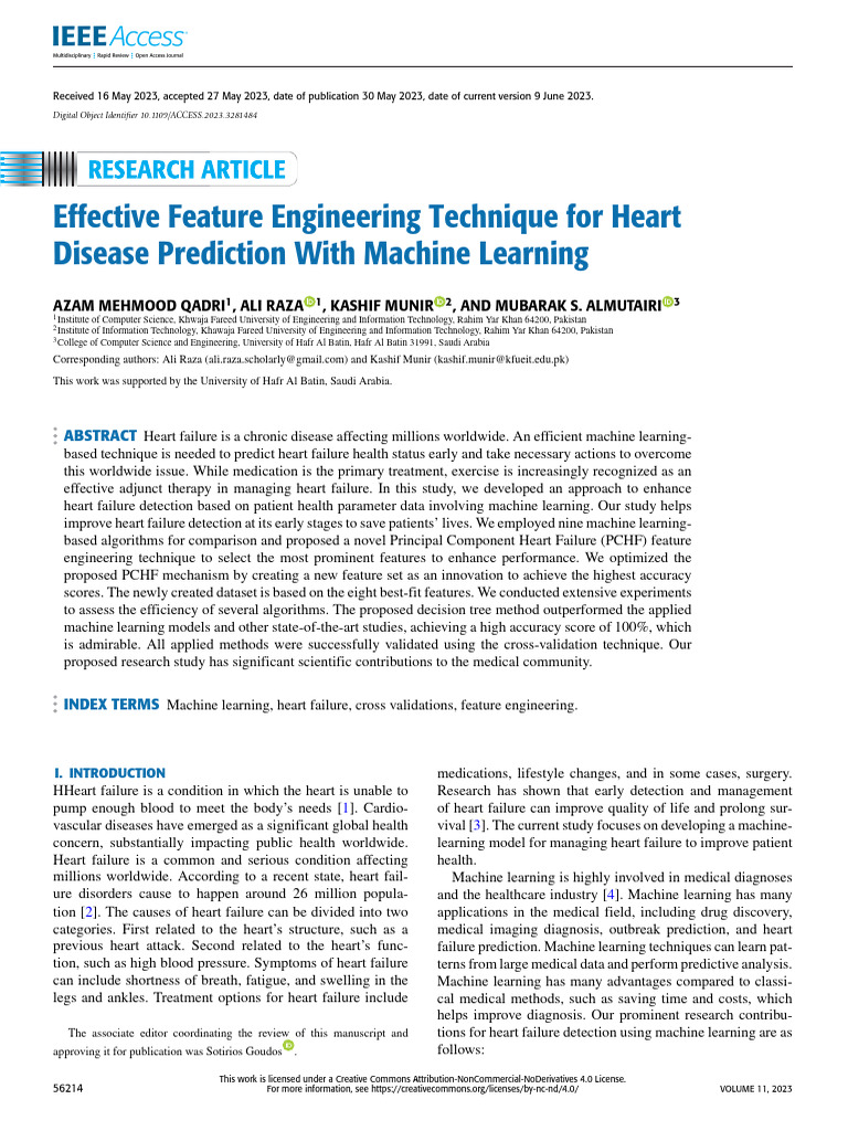 Heart Disease Prediction With Machine Learning | PDF | Support Vector ...