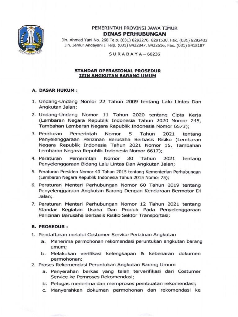 Perizinan-Angkutan-Barang-Umum-2 | PDF