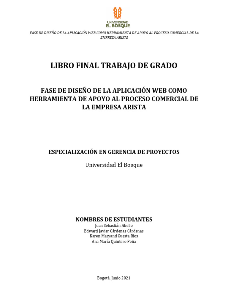 Abello Juan Sebastian 2021 | PDF | Diseño | Business