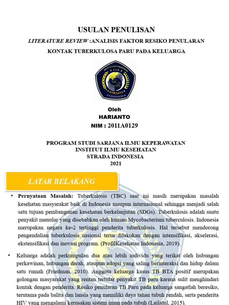 Usulan Proposal LR Harianto Progsus Palu | PDF