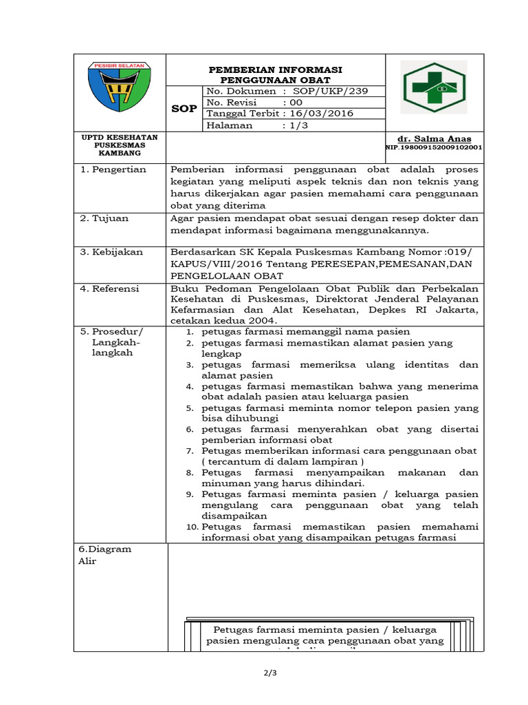Sop Bab 8.2.3.4 | PDF