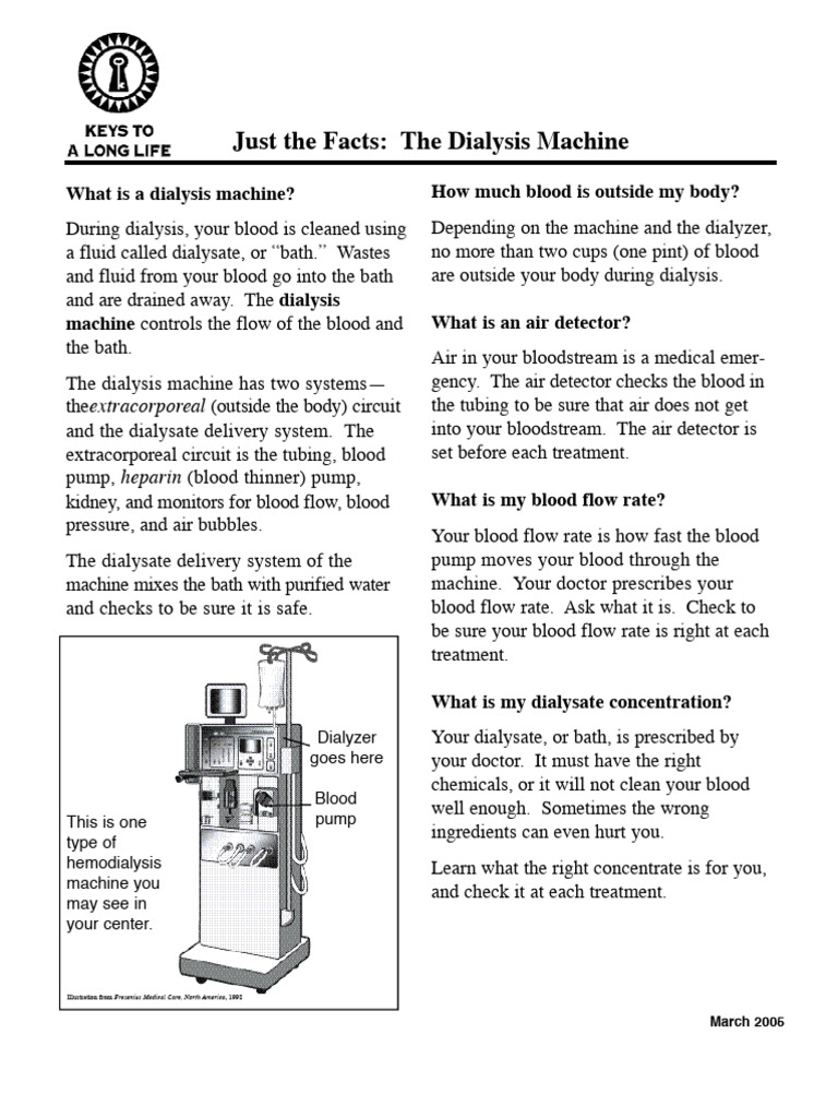 Machine Kidney | PDF | Hemodialysis | Clinical Medicine