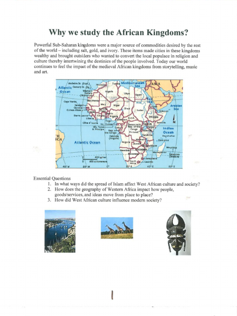 Ancient Africa Study Packet | PDF